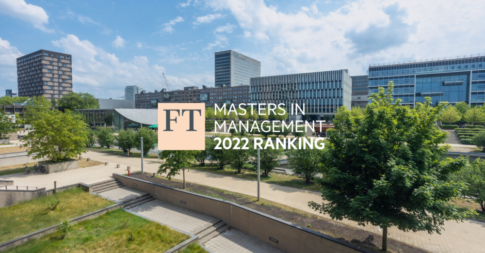 FT ranks RSM’s Master in Management in top 3 globally