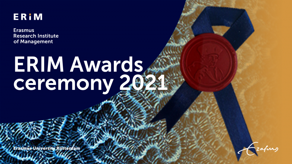 ERIM recognises outstanding researchers with annual awards