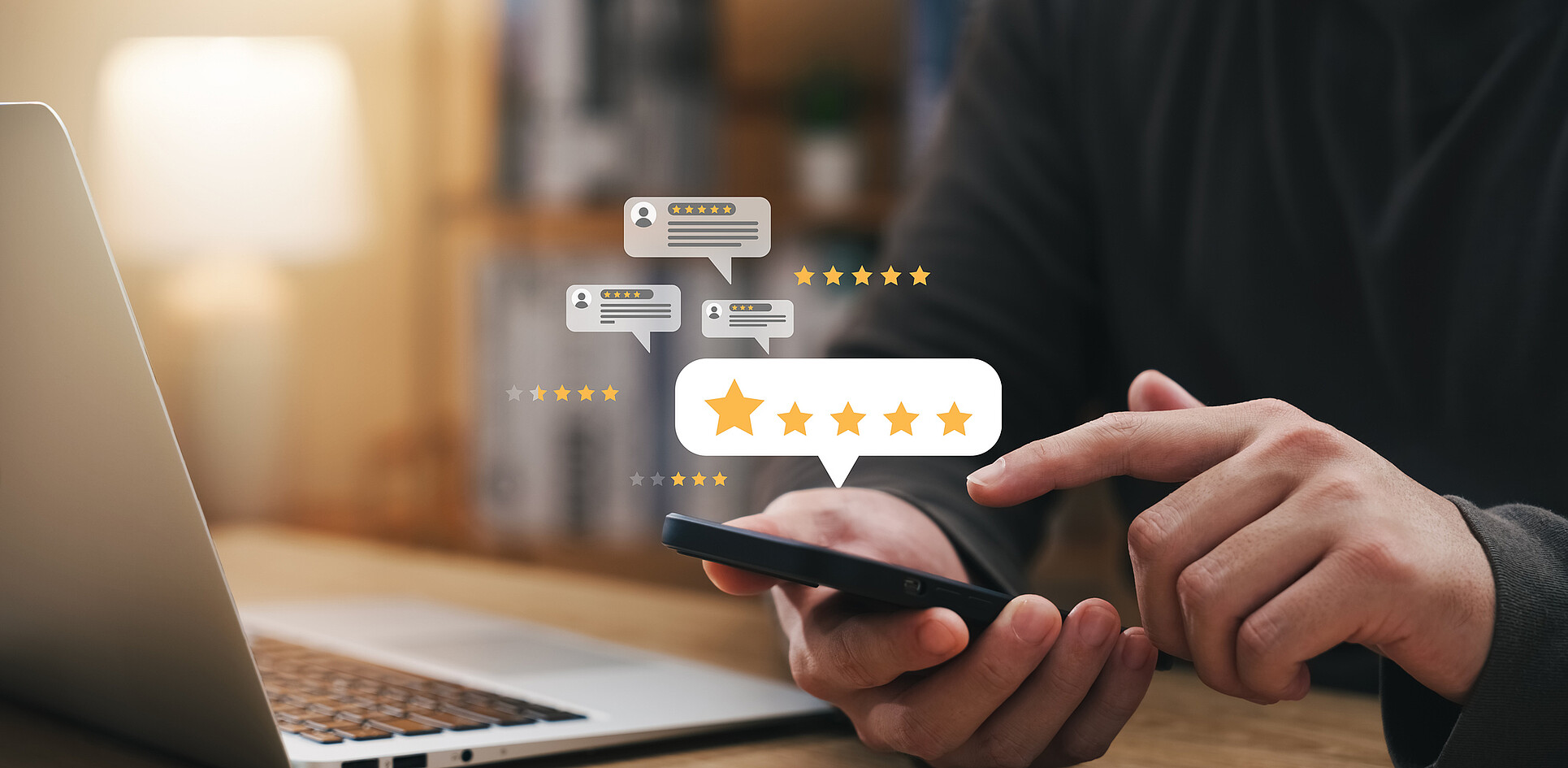 How Ratings Presentation Affects User Perception and Engagement