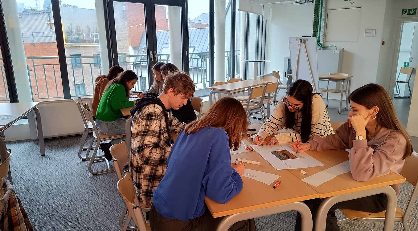 Exploring SDGs, art and culture with likeminded students in Belgium